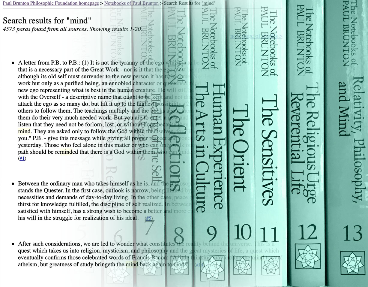 Para #34622 - Notebooks of Paul Brunton